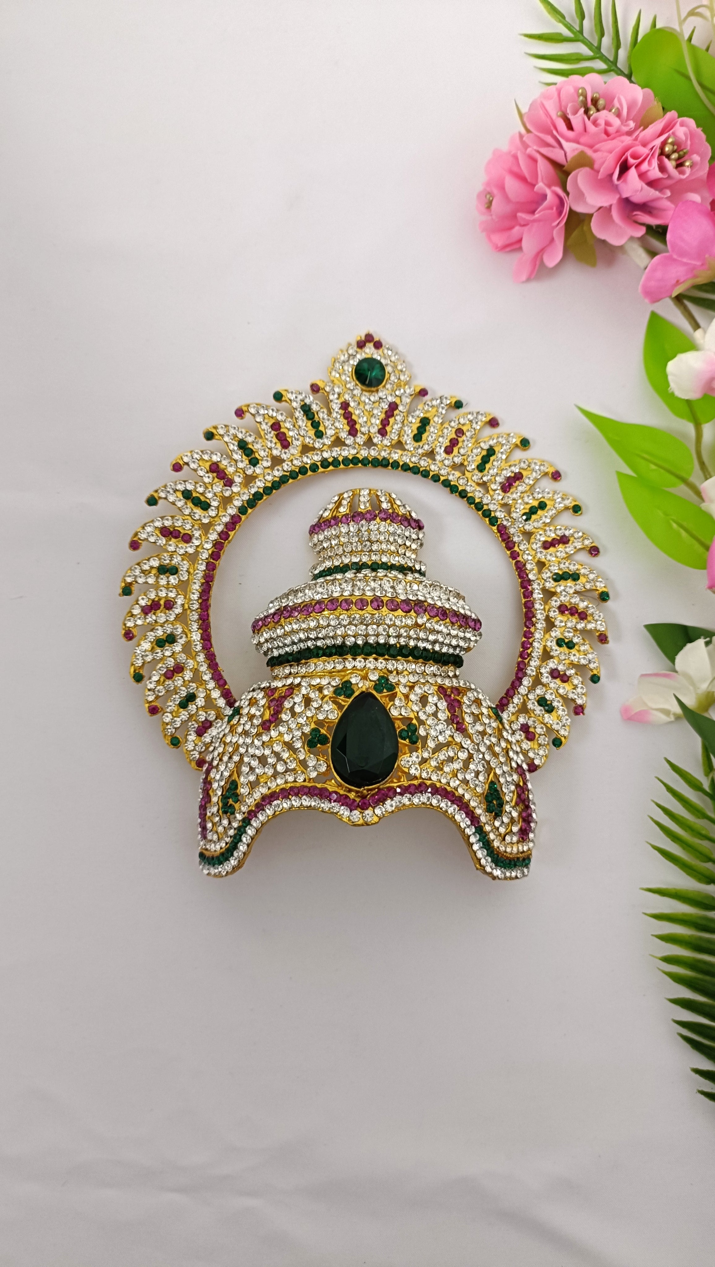 VaraLakshmi Mukut / Crown – Jewel9Collections